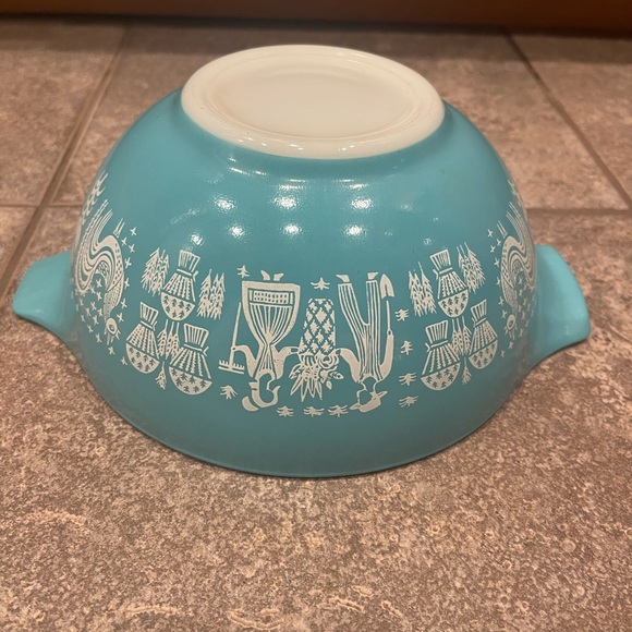 Pyrex | Kitchen | Vintage 96s Pyrex Nesting Bowl Cinderella Turquoise 1 ...